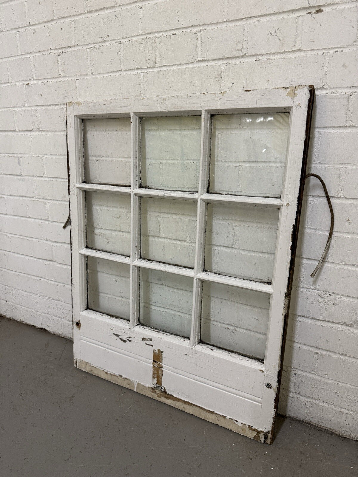 Reclaimed Old Georgian 9 Panel Wooden Window 680 x 857mm – Reclaimed ...