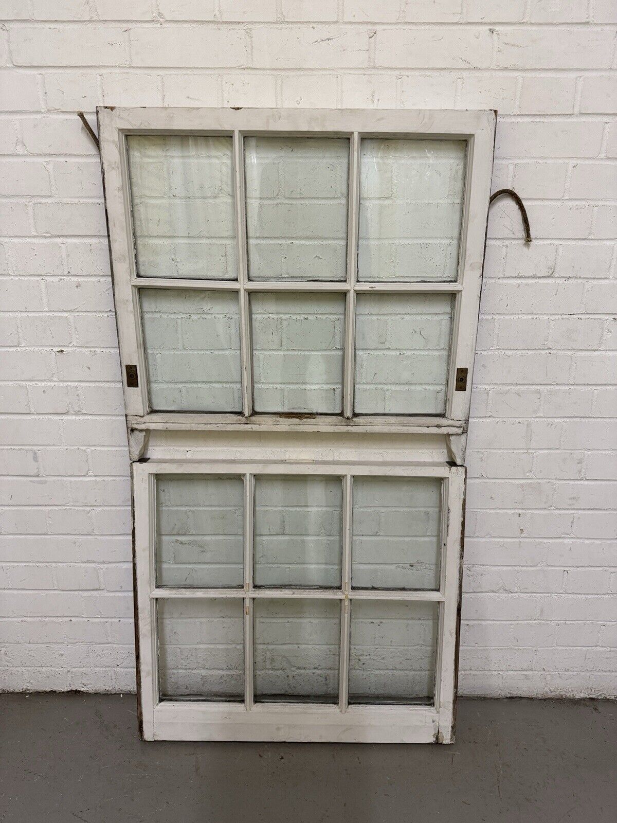 Pair Reclaimed Georgian 6 Panel Wooden Panel Sash Window 710 x 750 680 ...