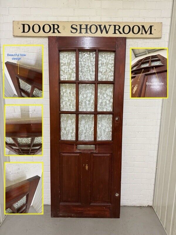 Reclaimed BOW DESIGN Wooden Panel External Front Door 2035 x 815mm ...