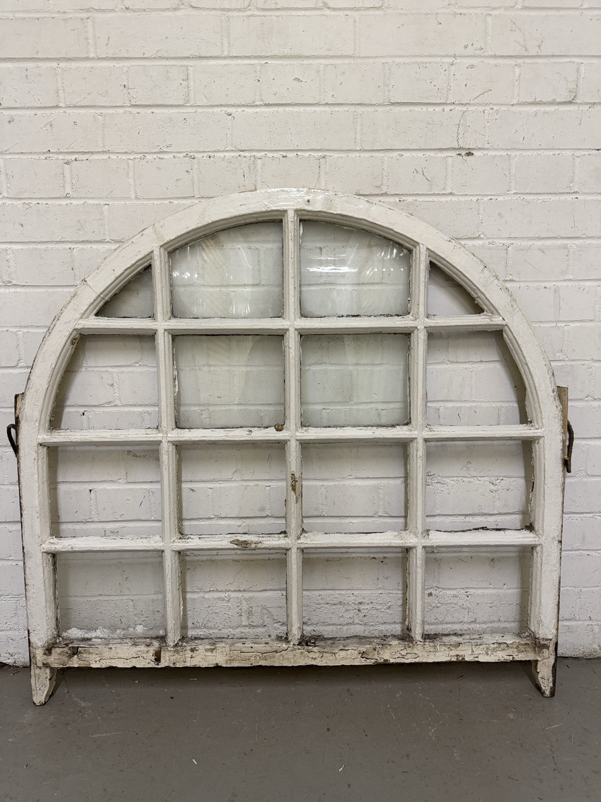 Reclaimed Old Georgian Edwardian Arch Sash Wooden Window 985 x 860mm 8 ...
