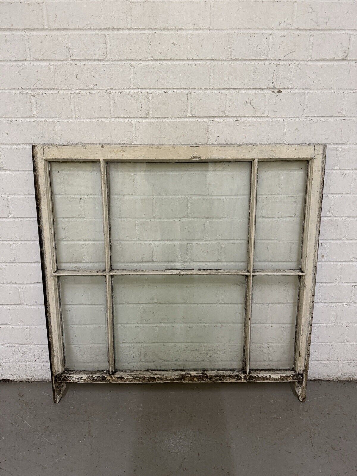 Reclaimed Old Edwardian 6 Panel Wooden Panel Sash Window 861 x 850mm ...