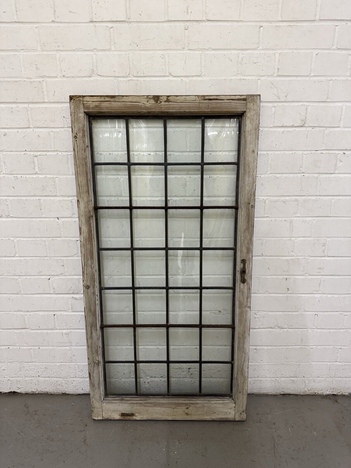 Reclaimed Old Leaded Light Panel Wooden Window 595 x 1175mm – Reclaimed ...