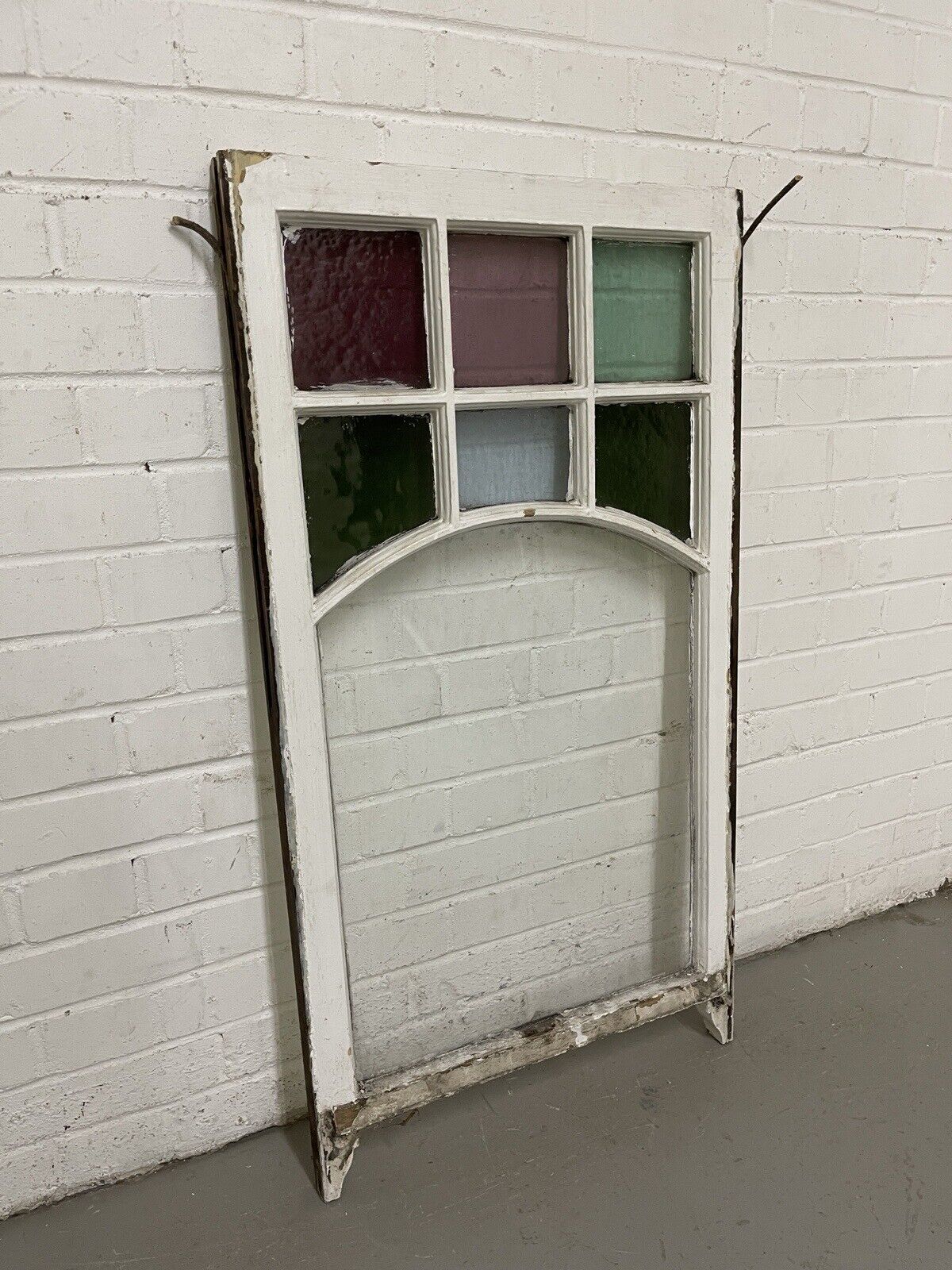 Reclaimed Old Georgian Edwardian Panel Wooden Sash Window 555 x 1030mm ...