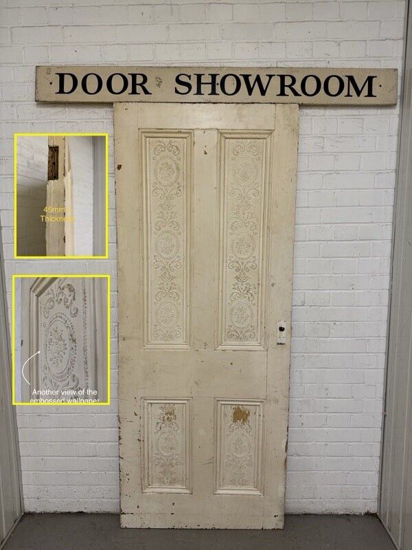 Reclaimed Old Victorian Pine Internal 4 panel Door 1980 Or 1965 x 795m ...