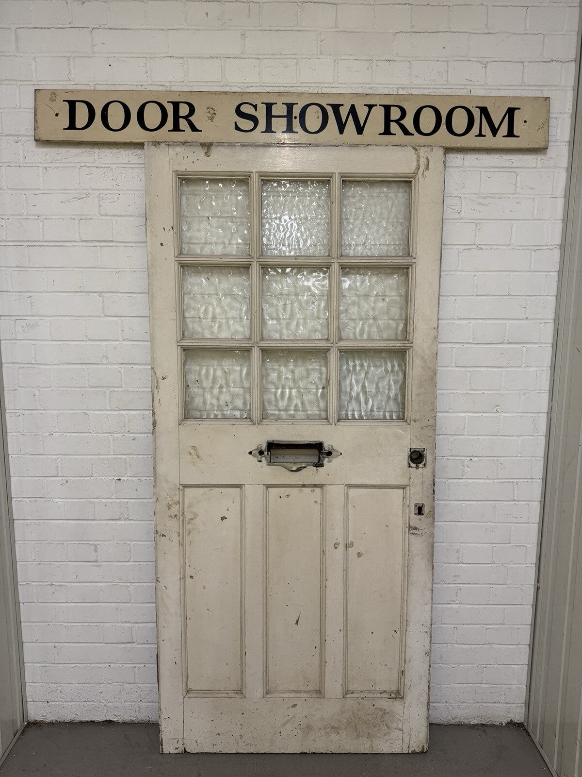 Reclaimed Georgian Wooden Panel External Door 1980 Or 1970mm x 900 x 9 ...