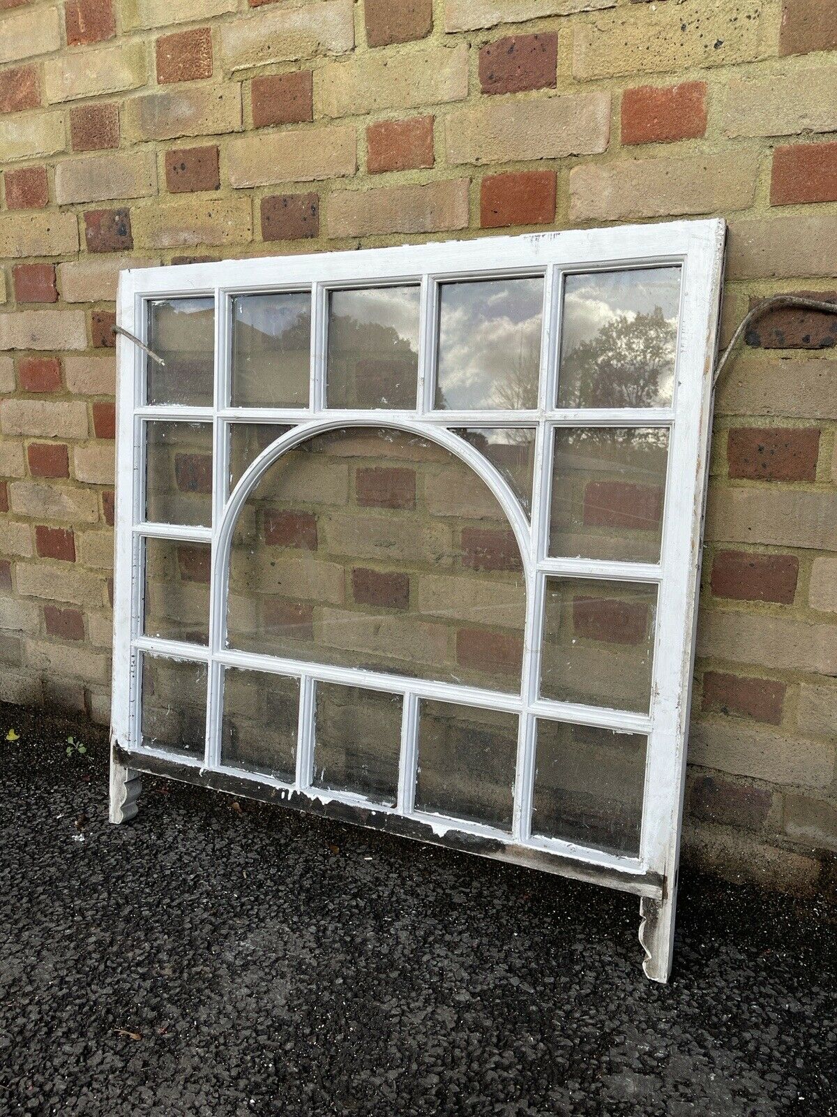 Reclaimed Old Edwardian Georgian Wooden Sash Window 900 x 910mm ...