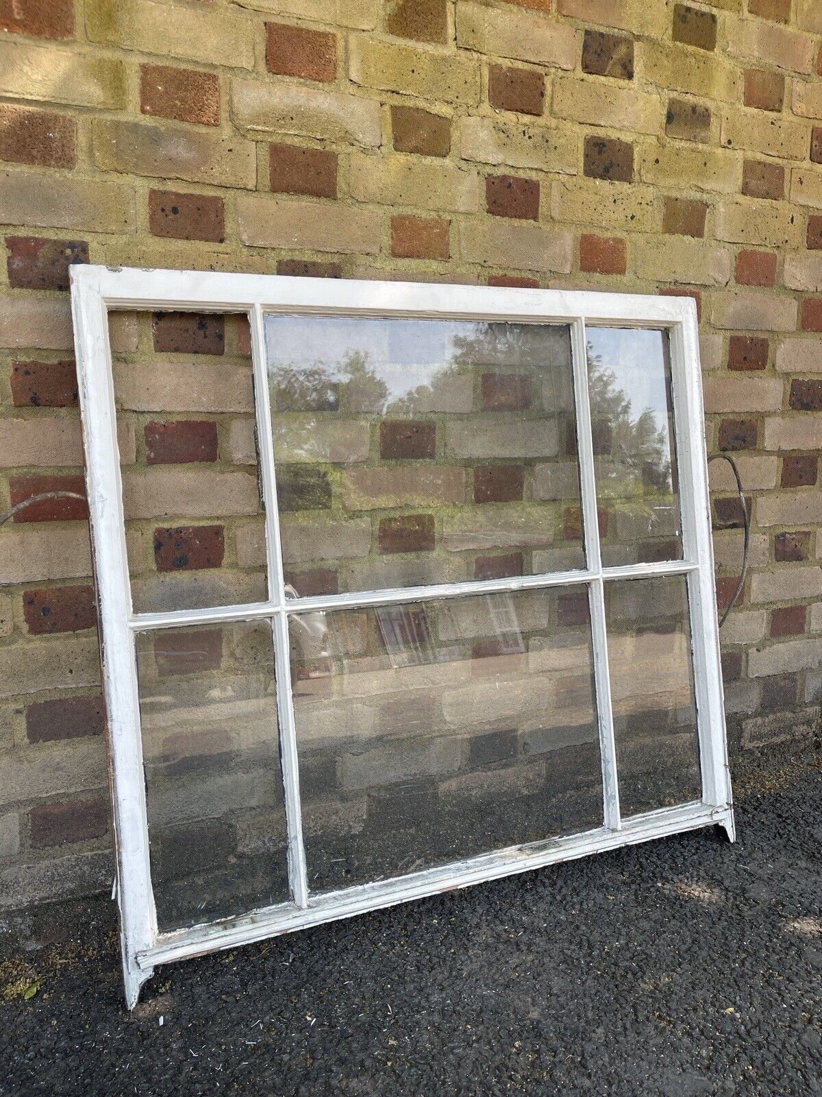 Reclaimed Old Edwardian 6 Panel Wooden Panel Sash Window 960 x 1015mm ...