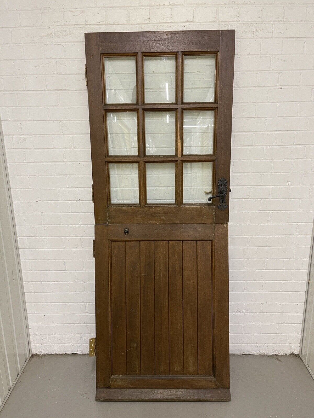 Solid Hardwood External Glass panel Stable Door 1980 X 758mm ...