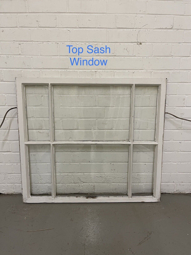Pair Of Reclaimed Edwardian 6 Panel Wooden Sash Window 910 x 805mm 910 ...