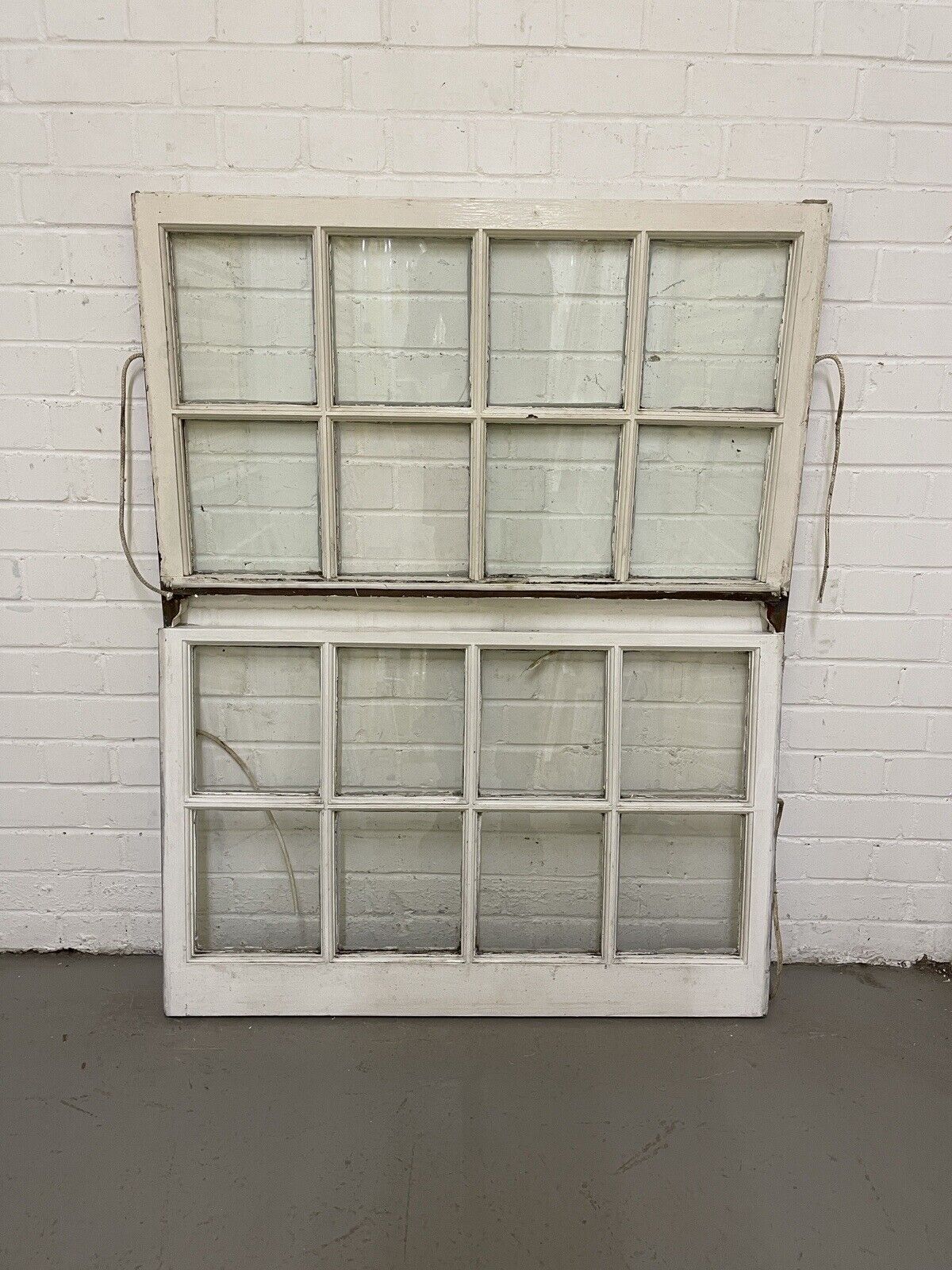Pair Of Reclaimed Georgian 8 Panel Wooden Panel Sash Window 940x600 94 ...